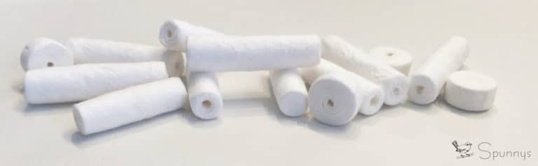 Spun Cotton Rolls and Discs (all sizes) - SPUNNYS